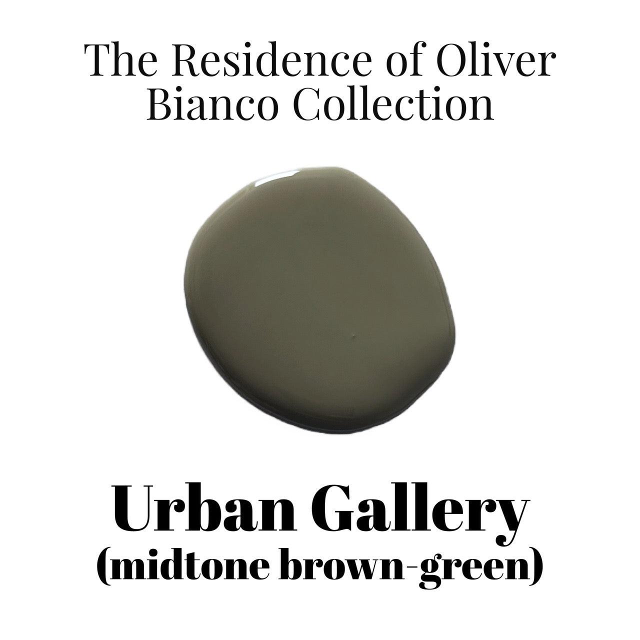 Urban Gallery | midtone brown-green hand-made Tonester paint color ...