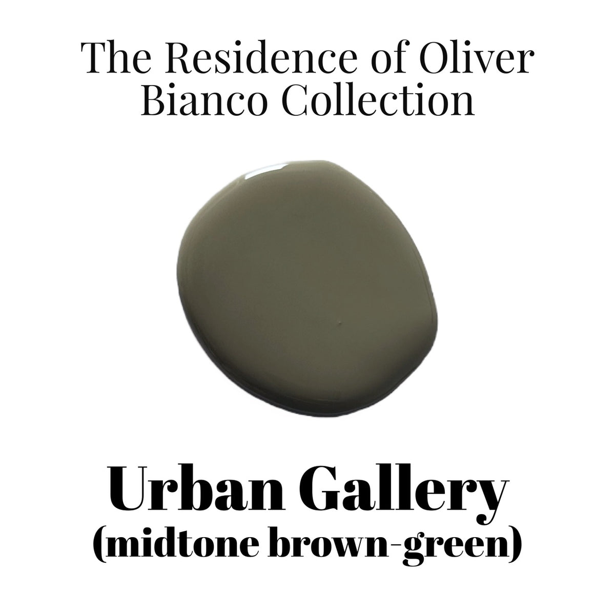 Urban Gallery | midtone brown-green hand-made Tonester paint color ...
