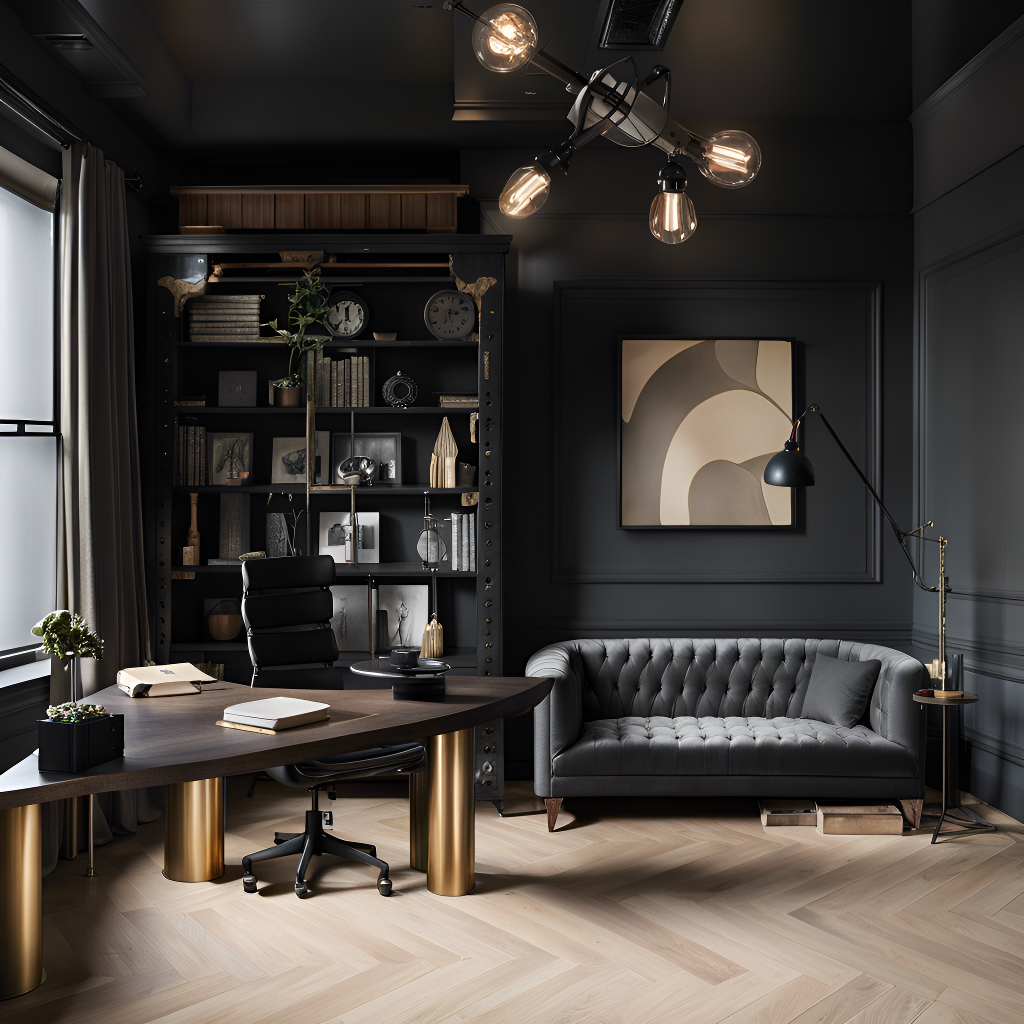 MISTINTED. | dark, warm-toned gray hand-made Tonester paint color ...