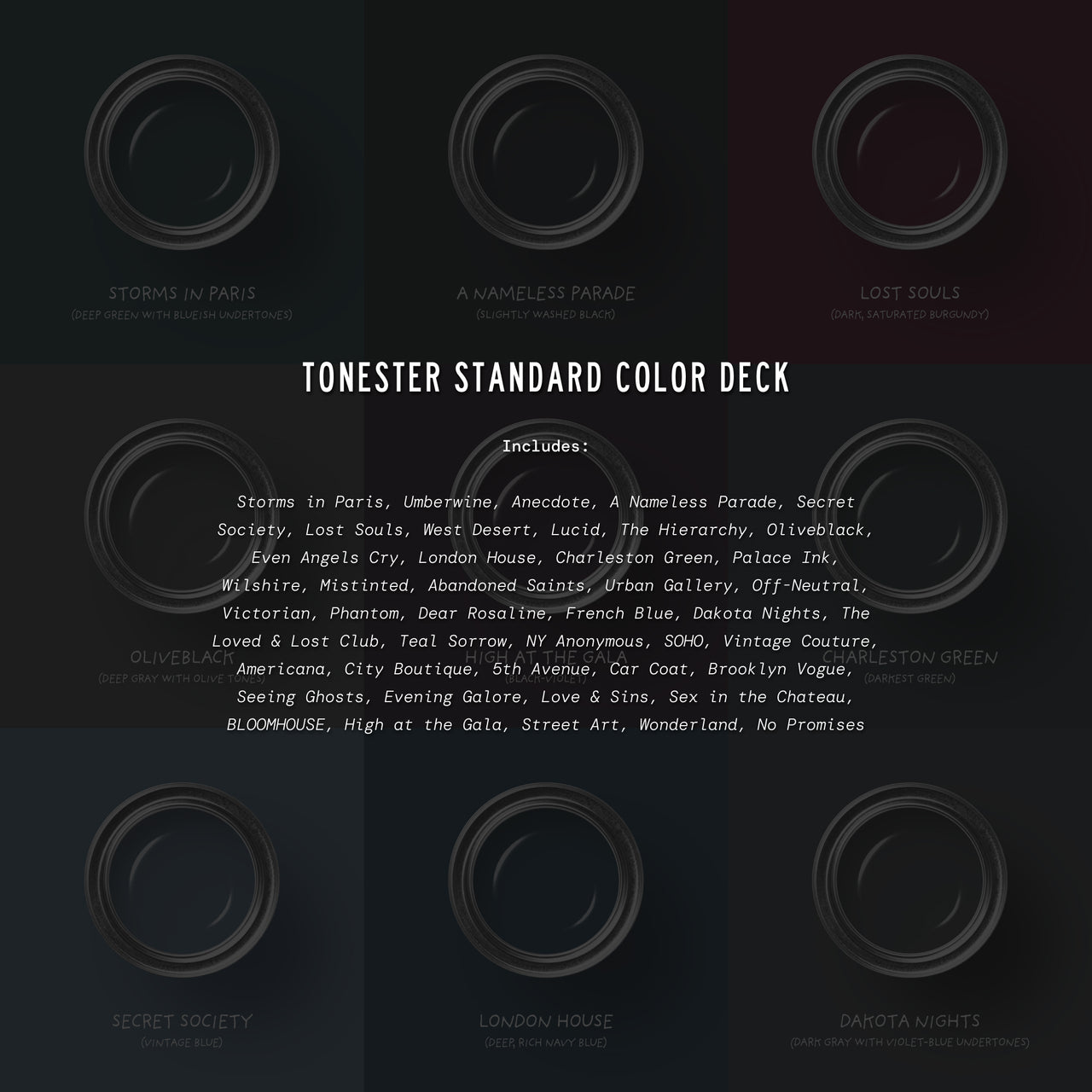 COLOR DECK – tonesterpaints