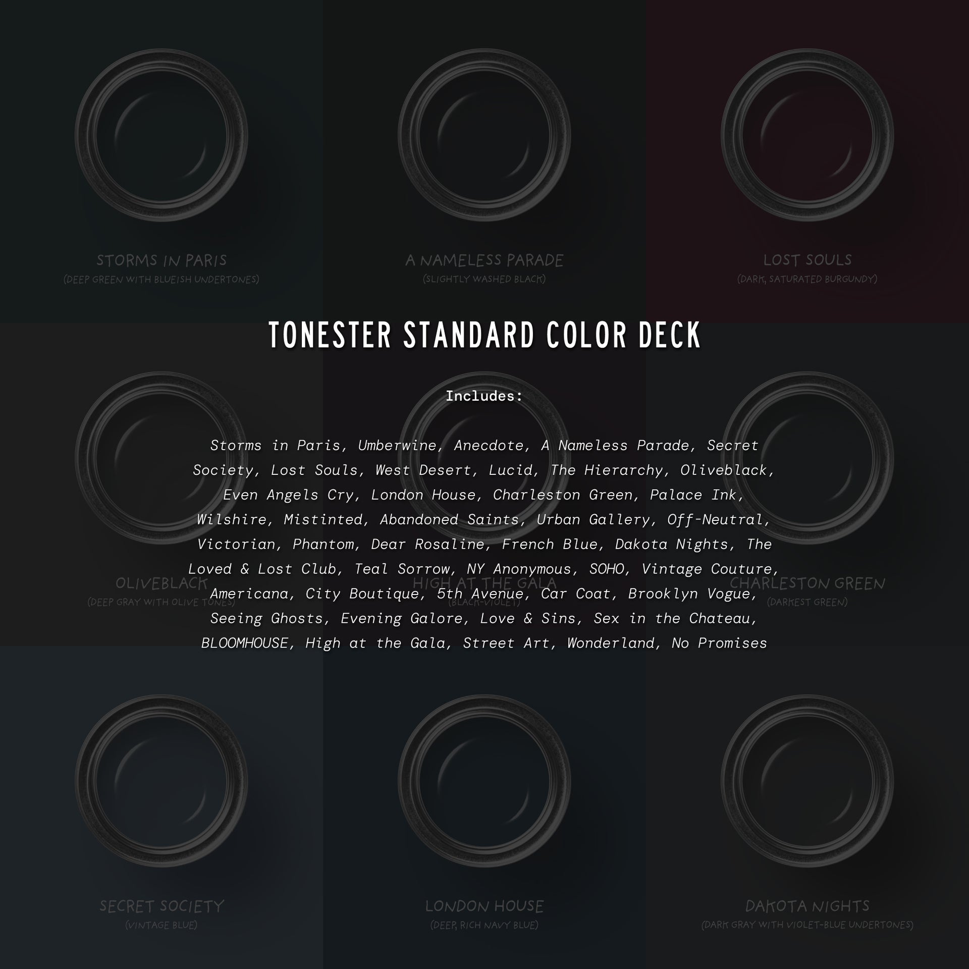 COLOR DECK – tonesterpaints